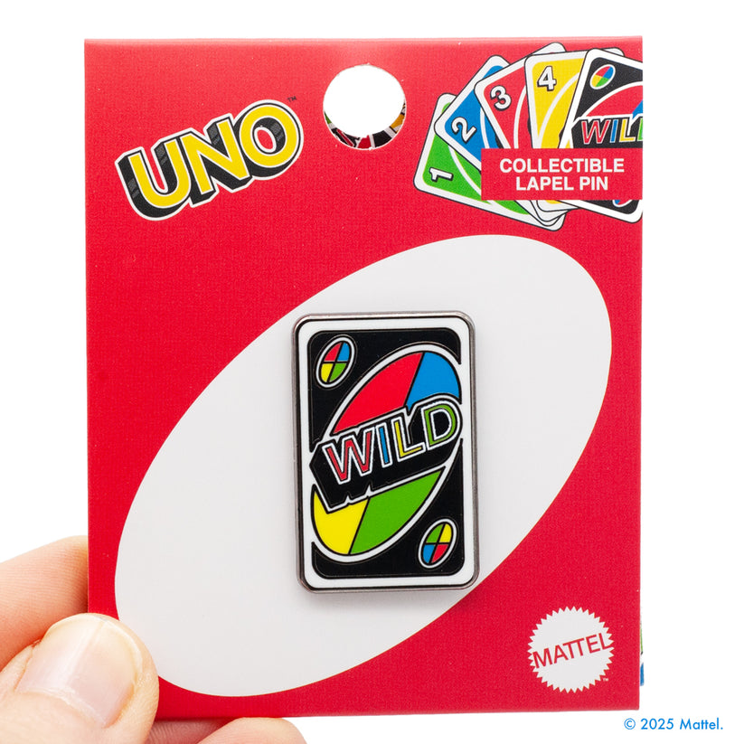 Uno Wild Card Enamel Pin