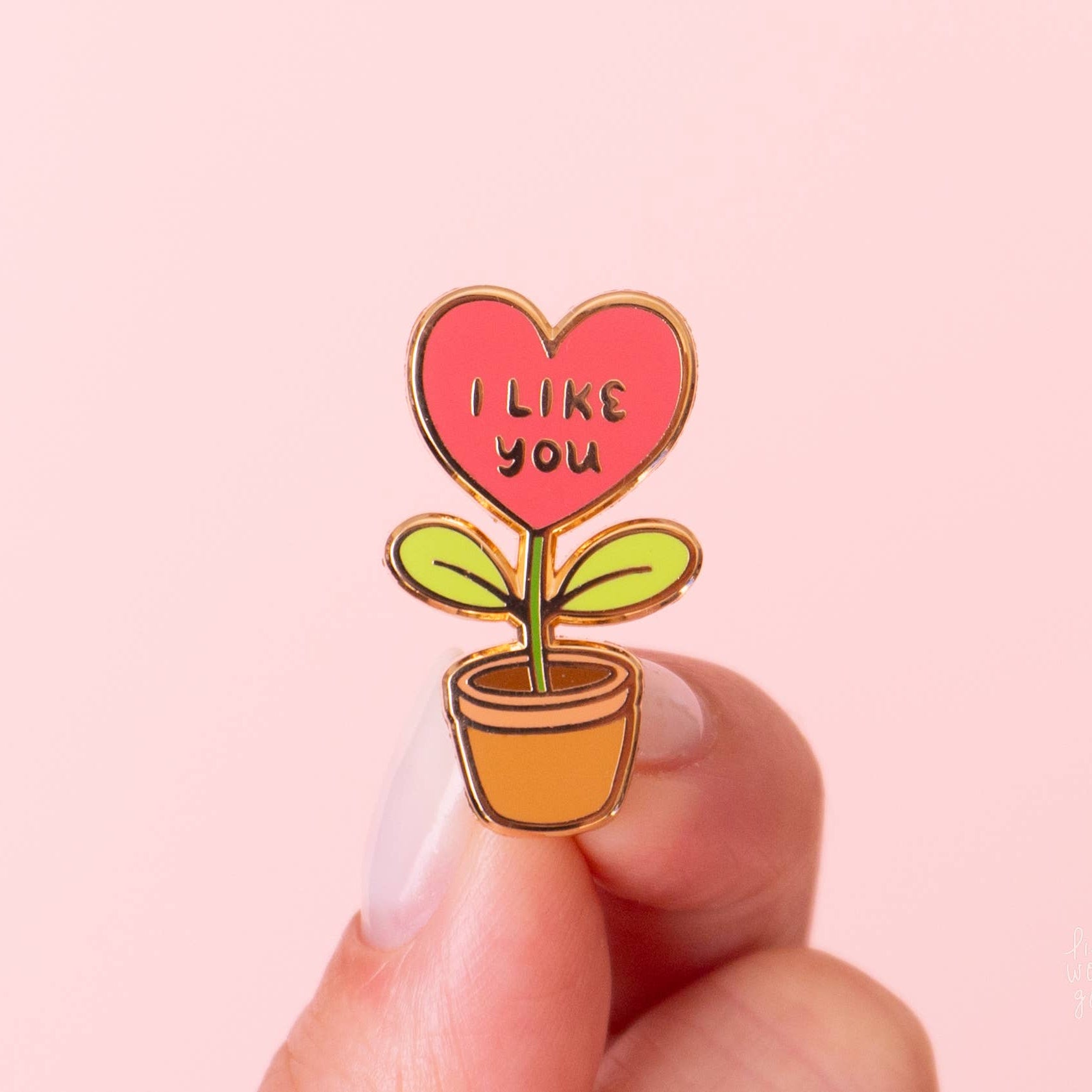Little Woman Goods - I Like You Enamel Pin