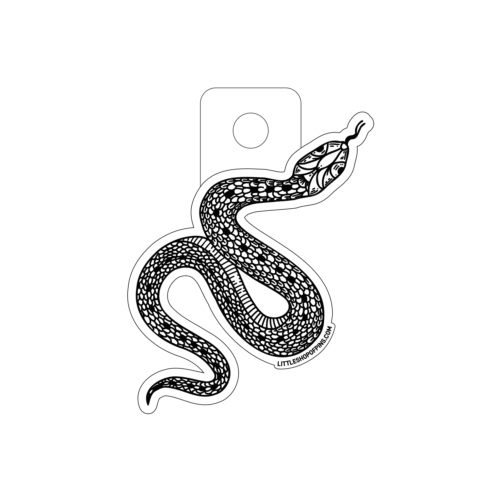 Snake sticker